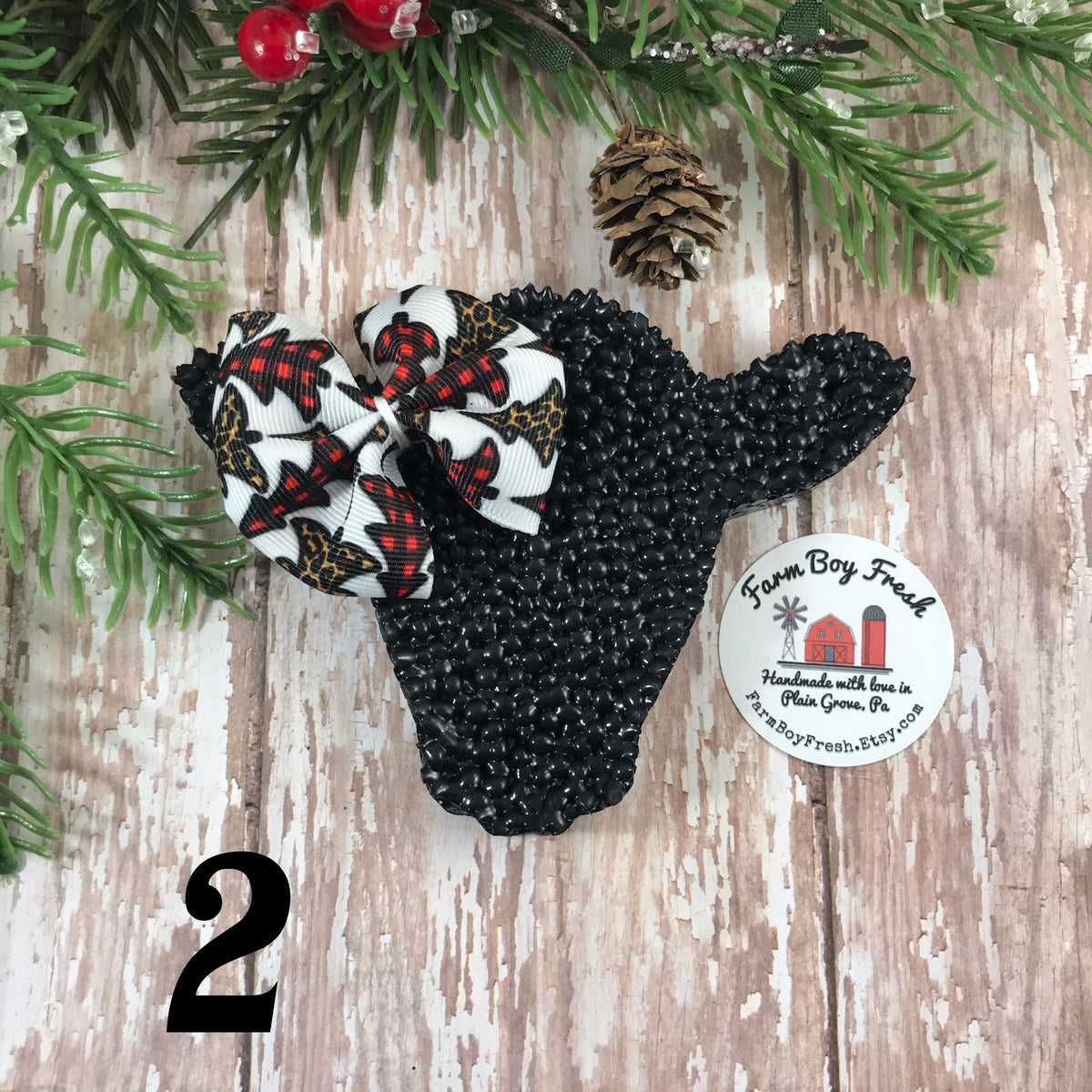 Christmas Cow Head Shaped Freshies – Farm Boy Fresh